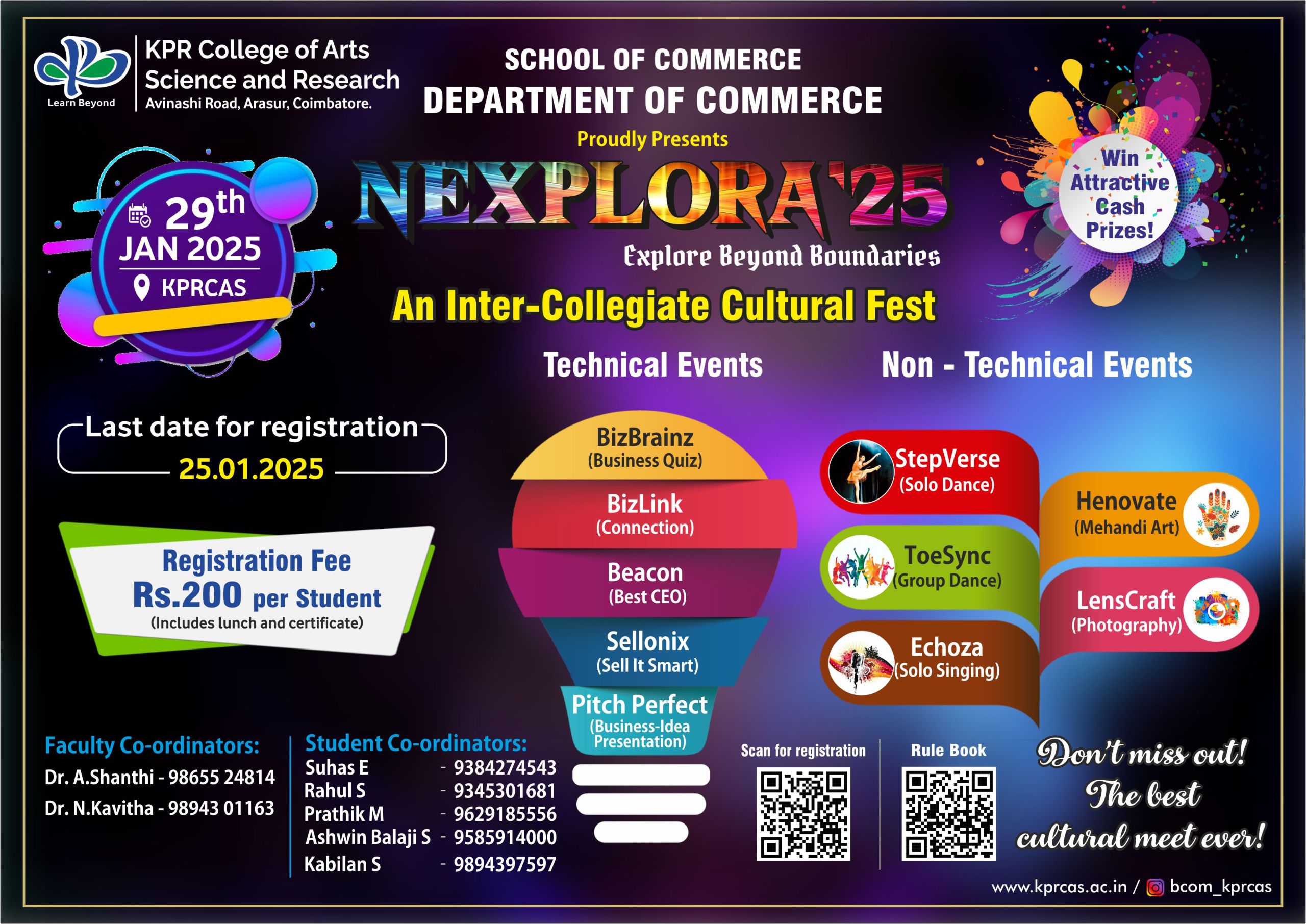 KPRCAS – KPR College of Arts Science and Research